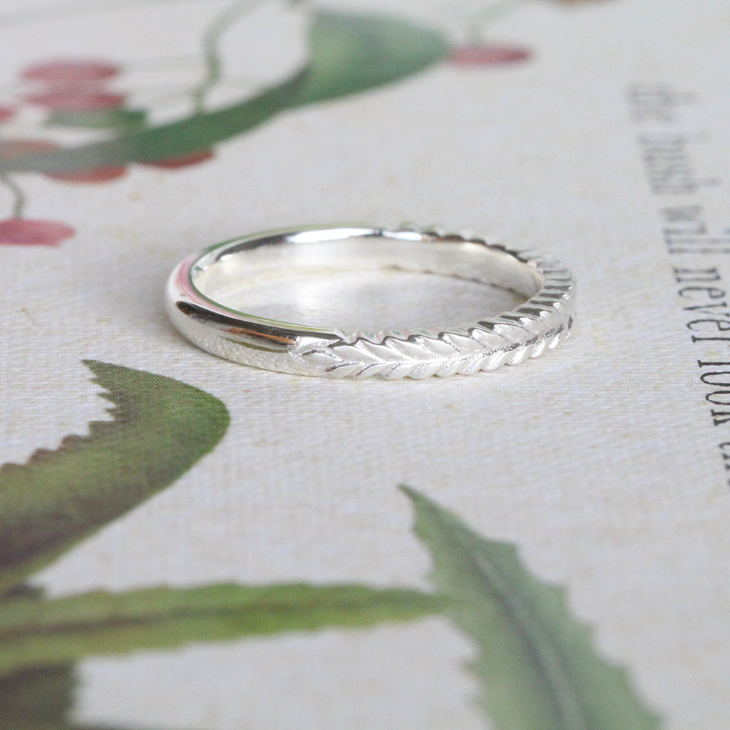 Silver Fern Ring | Sterling Silver Ring NZ – Winter in July: Nature ...
