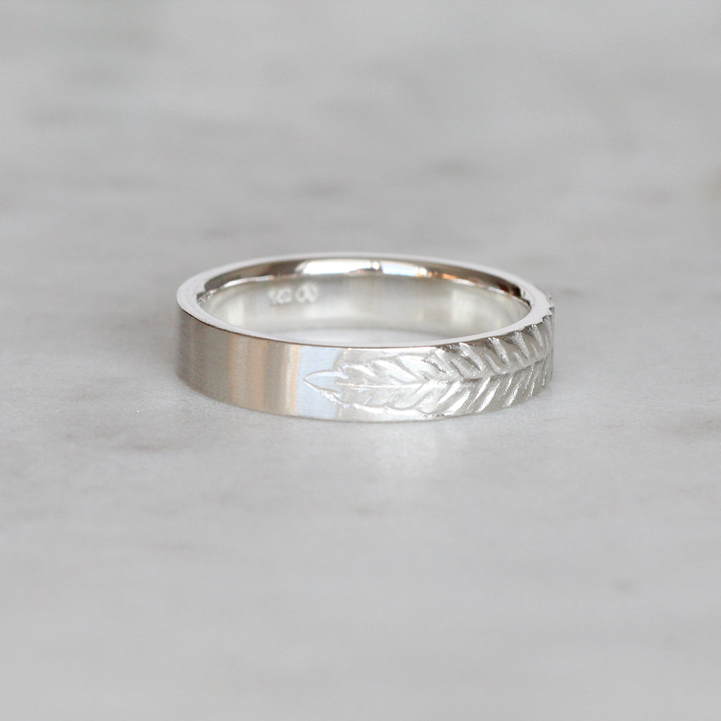 Wide Silver Fern Ring | Gold & Silver Jewellery Handcrafted in NZ ...