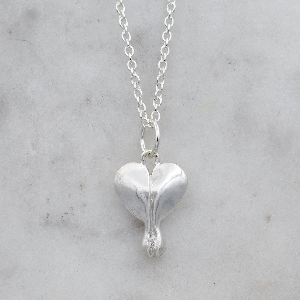 Bleeding Heart Necklace | Sterling Silver Jewellery Handcrafted in New ...