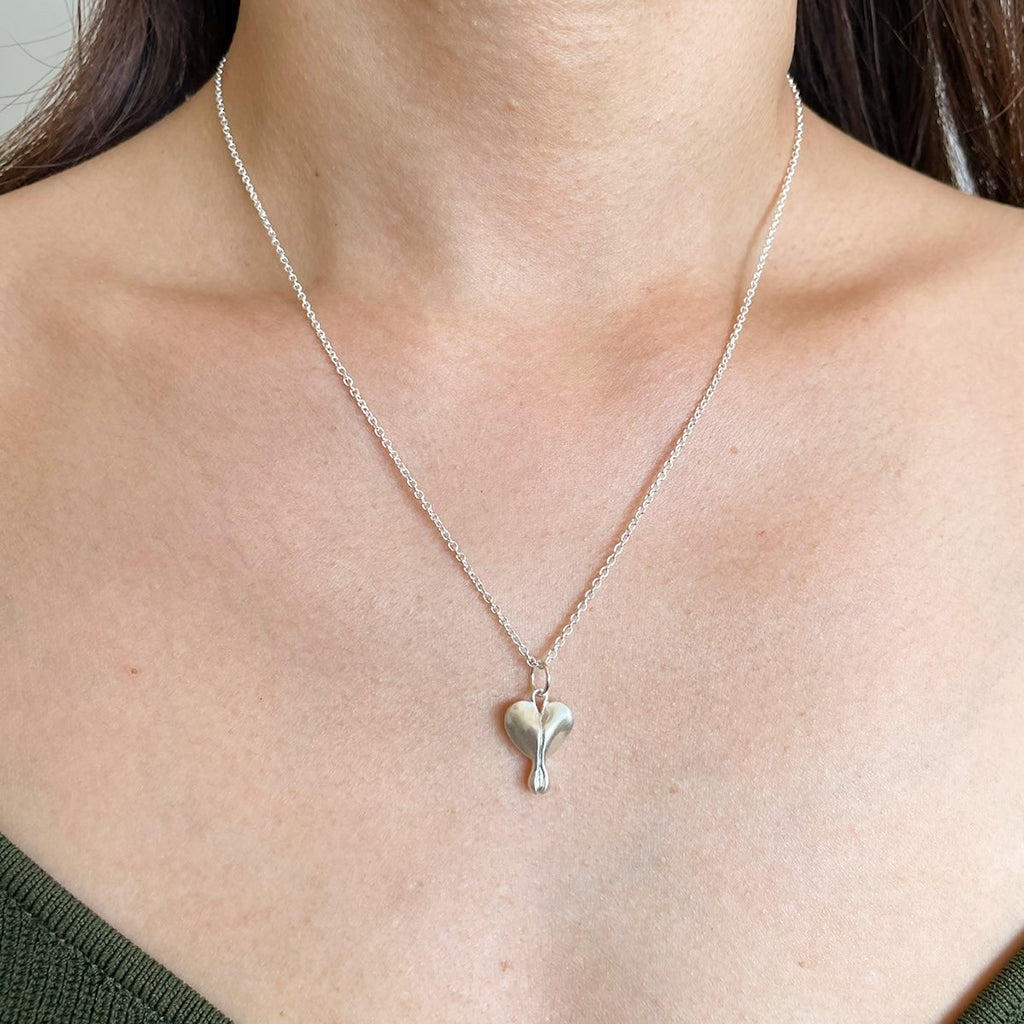 Bleeding Heart Necklace | Sterling Silver Jewellery Handcrafted in New ...