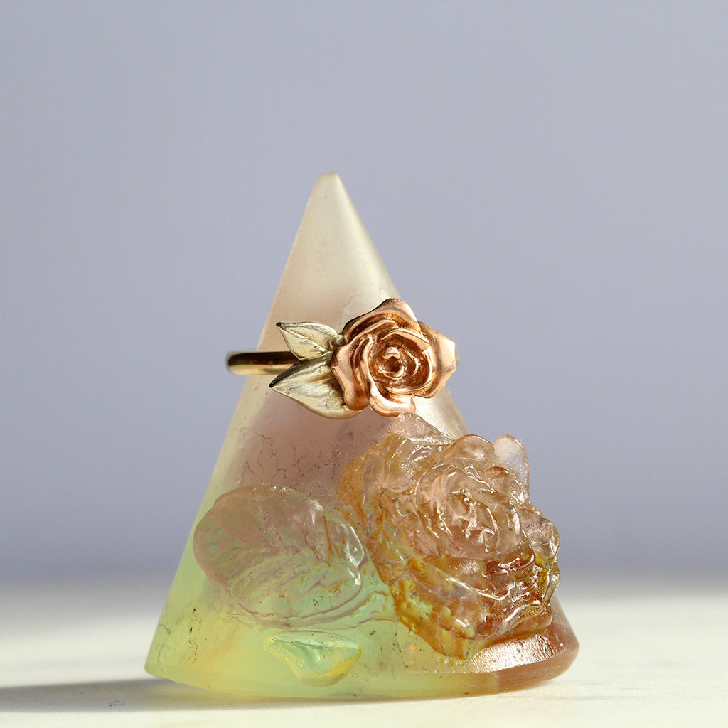 Rose Ring | Three-Tone 9ct Gold Jewellery Handcrafted in New Zealand ...